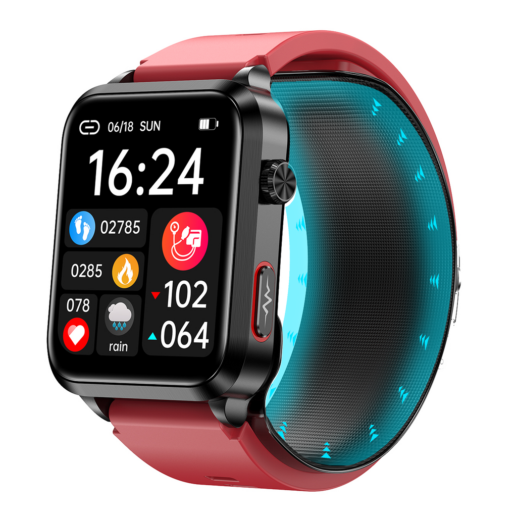 BioP1 Blood Pressure Smart Watch with Air Bags Cuff ECG Wrist BP Monit ...
